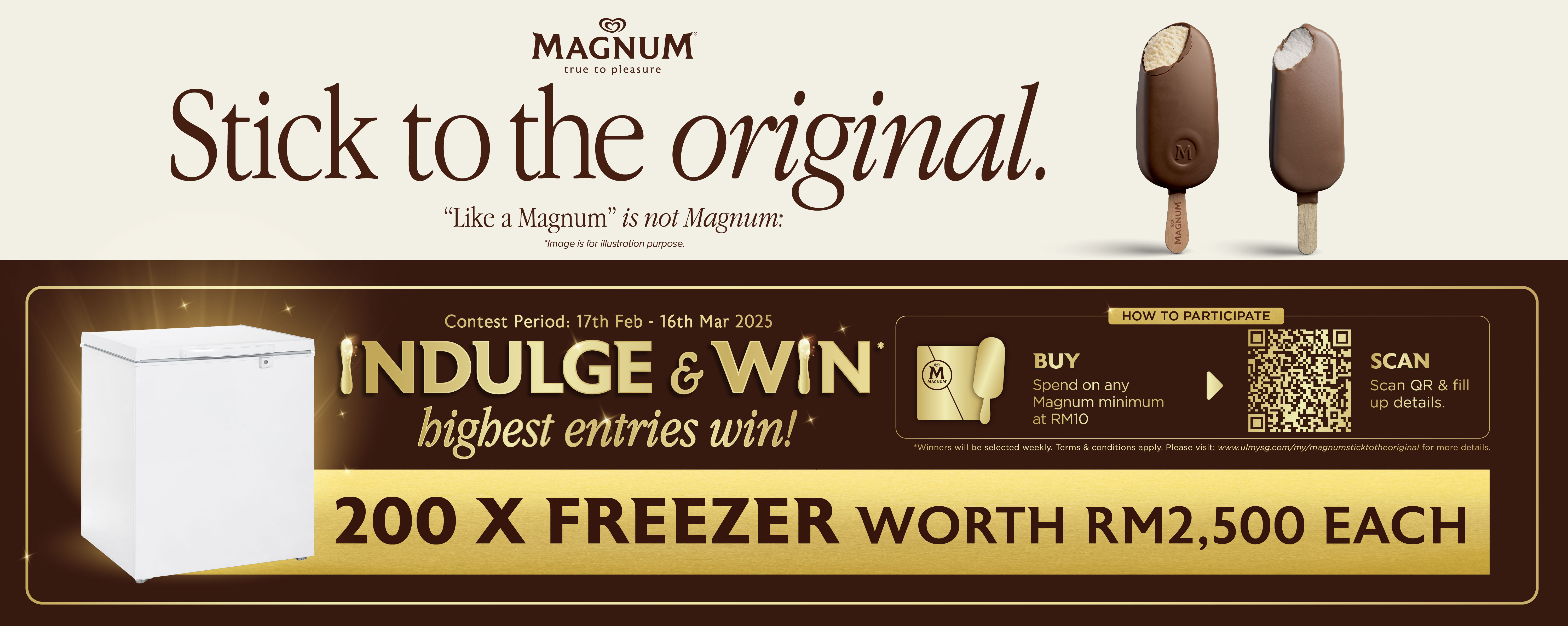 Magnum Stick to the Original - Join Now
